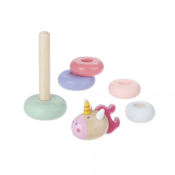 Wooden Unicorn Stacker Toy | The Wooden Horse