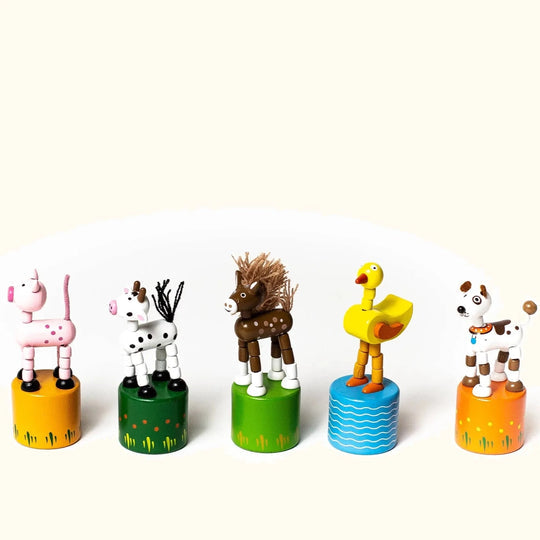 Farm Animal Push Puppet | The Wooden Horse
