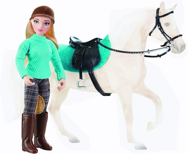 Heather, English Rider with Tack | The Wooden Horse