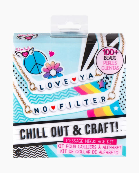 Alphabet Necklace Kit - Chill Out & Craft | The Wooden Horse