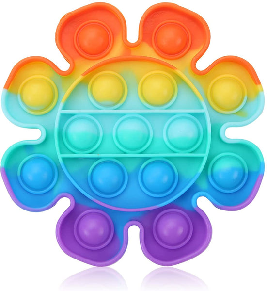 Rainbow Flower Pop Fidget | The Wooden Horse