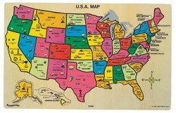 Puzzibilities USA Map Puzzle | The Wooden Horse