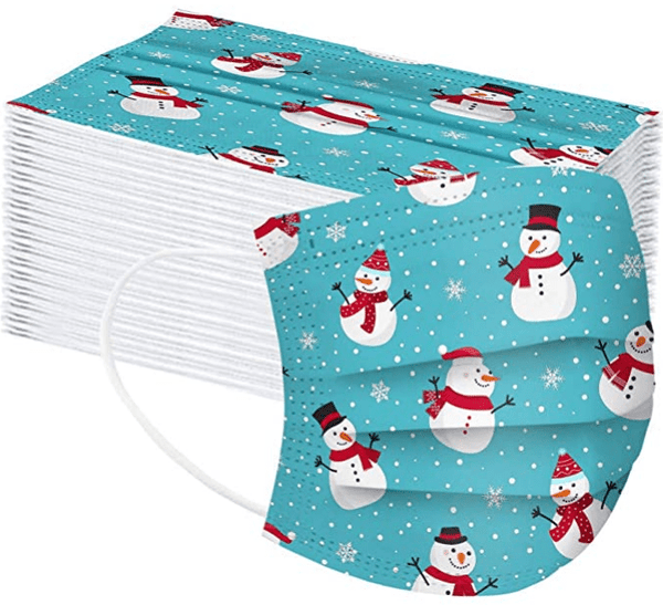 Xmas Holiday Face Masks 3 ply Disposable | The Wooden Horse